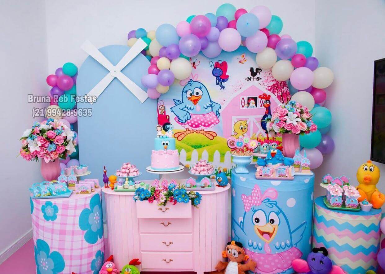 Festa Galinha Pintadinha Rosa: as 55 ideias mais fofas e divertidas
