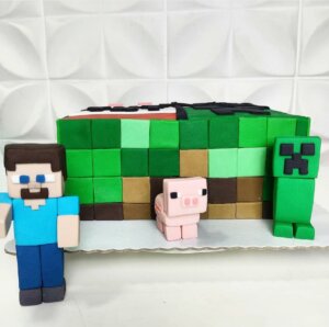 Bolo Minecraft: as ideias mais criativas da internet