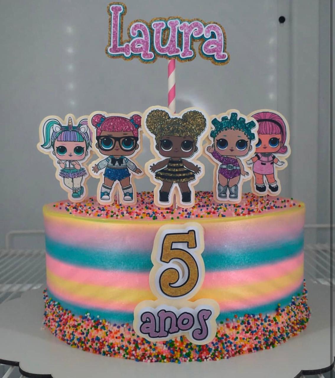 Bolo LOL surprise: 55 modelos para te inspirar - Bolo Guaraná