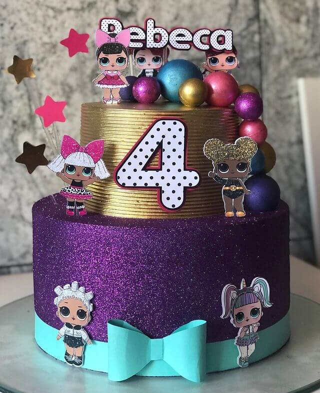 Bolo LOL surprise: 55 modelos para te inspirar - Bolo Guaraná