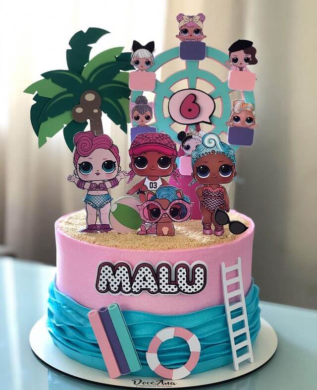 Bolo LOL surprise: 55 modelos para te inspirar - Bolo Guaraná