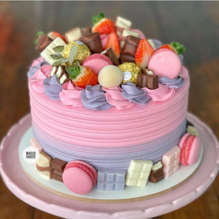 21 ideias de Bolo Rosa para todas as idades - Bolo Guaraná