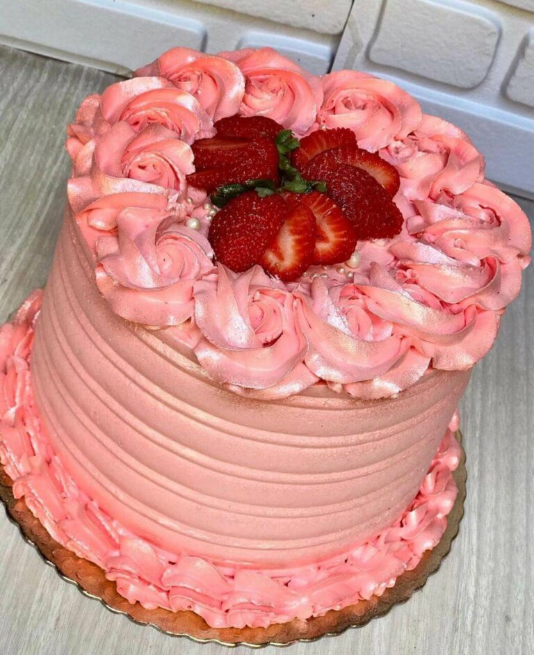 21 ideias de Bolo Rosa para todas as idades - Bolo Guaraná