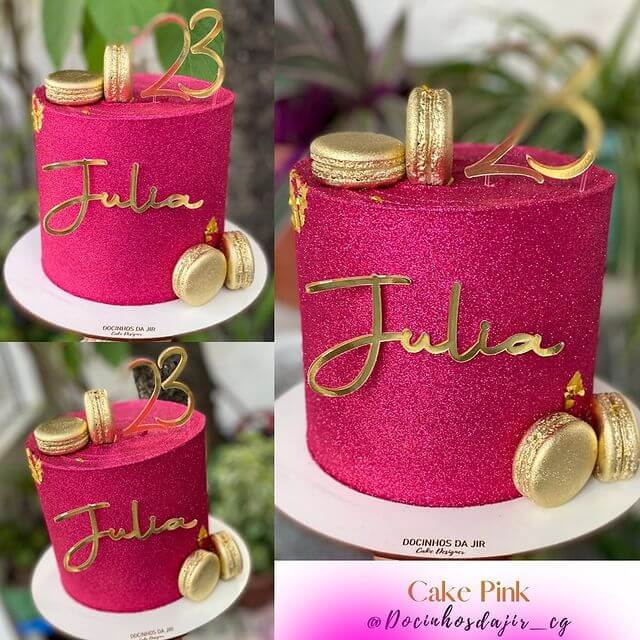 21 ideias de Bolo Rosa para todas as idades - Bolo Guaraná