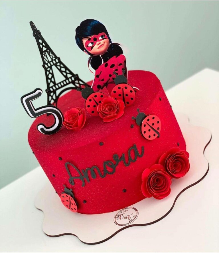 Bolo da Ladybug: as inspirações mais incríveis - Bolo Guaraná