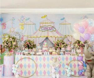 Festa Circo Rosa: ideias de decoração, bolo e lembrancinhas