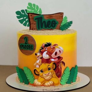 Bolo Rei Leão: 27 ideias fofas e criativas - Bolo Guaraná