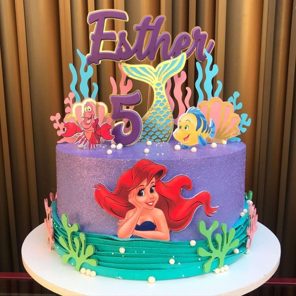 80 ideias para o seu Bolo Pequena Sereia - Bolo Guaraná