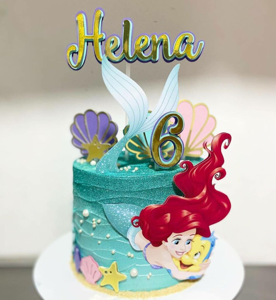 67 ideias para o seu Bolo Pequena Sereia - Bolo Guaraná