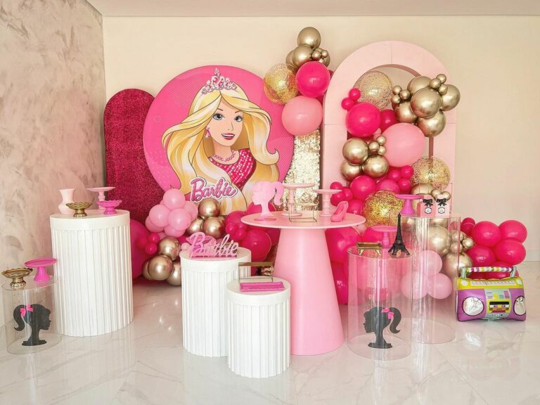 Festa da Barbie: 50 ideias para a sua decoração - Bolo Guaraná