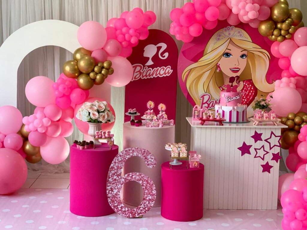 Festa da Barbie: 50 ideias para a sua decoração - Bolo Guaraná
