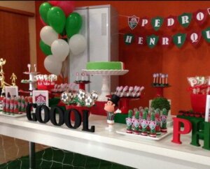 Festa do Fluminense: 20 inspirações para os fãs do tricolor - Bolo Guaraná