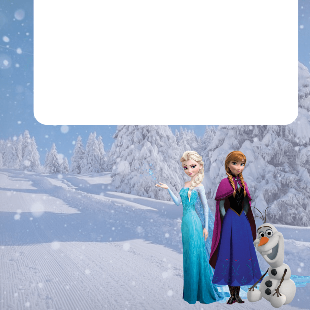 Convite da Frozen: 10 modelos gratuitos e editáveis - Bolo Guaraná