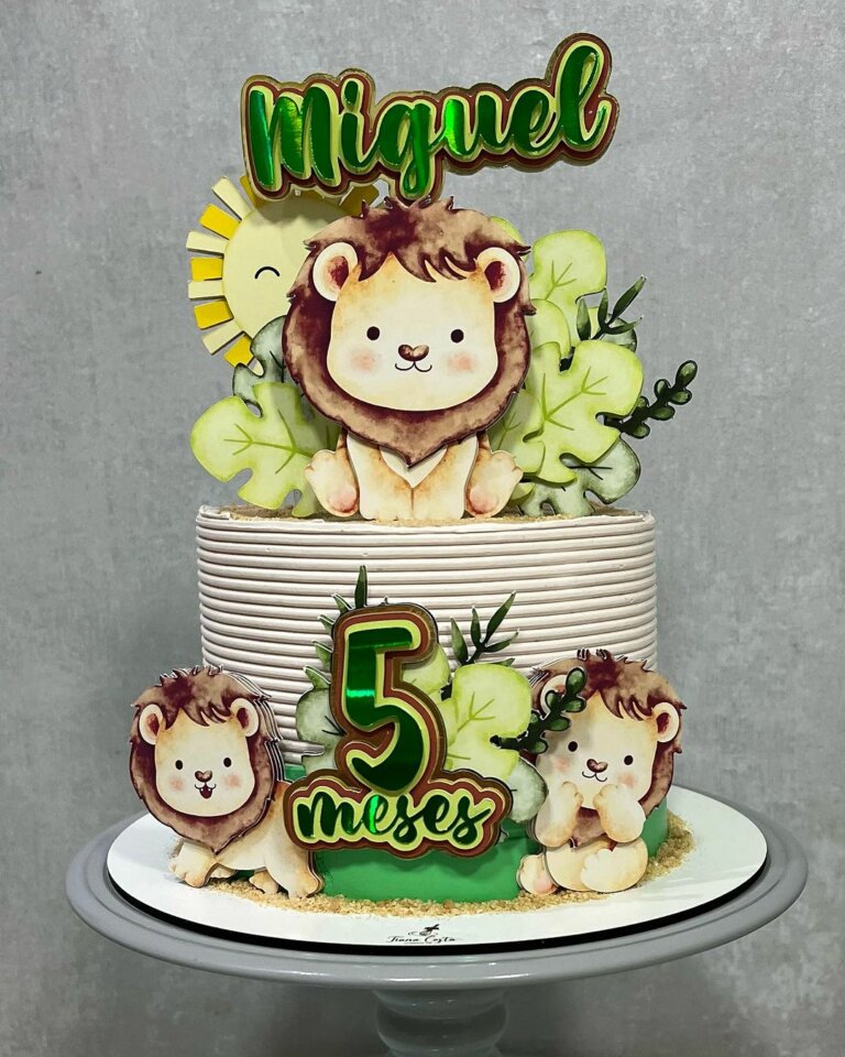 Bolo tema Safari: ideias, dicas e inspirações - Bolo Guaraná