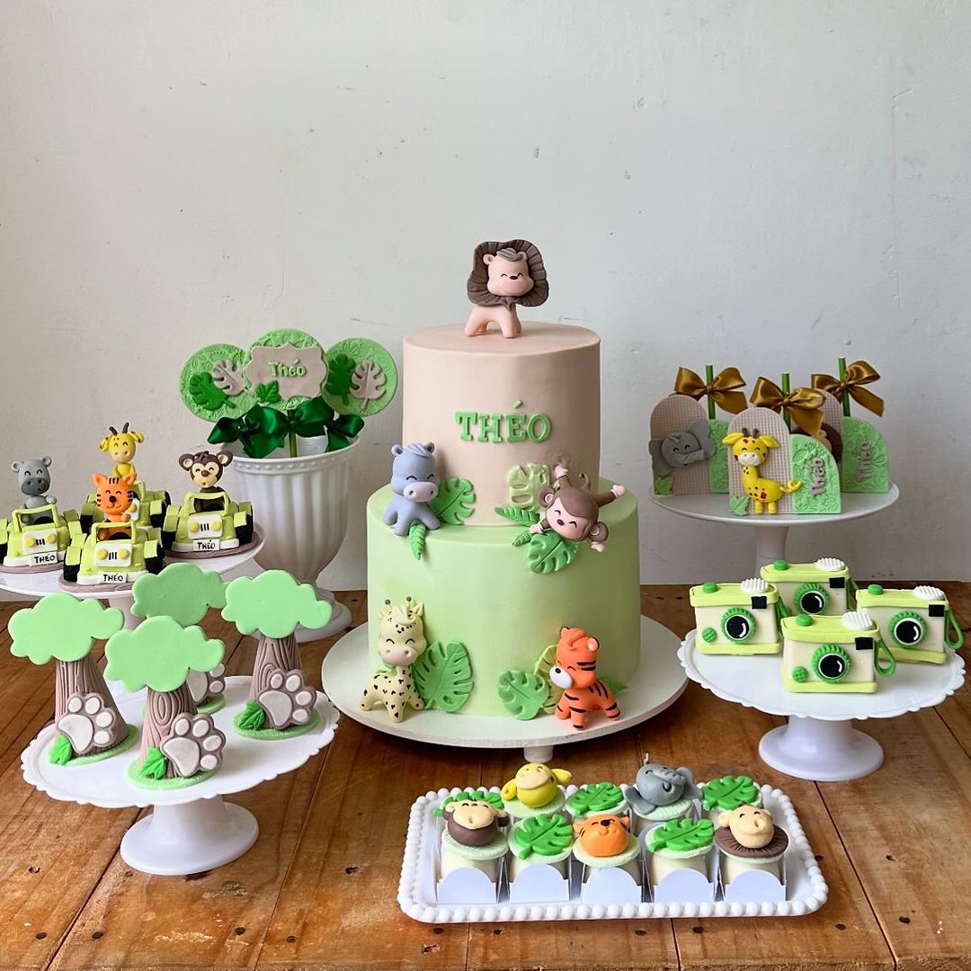 Bolo tema Safari: ideias, dicas e inspirações - Bolo Guaraná