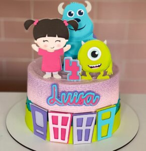 Bolo Monstros SA: dicas terrivelmente incríveis - Bolo Guaraná