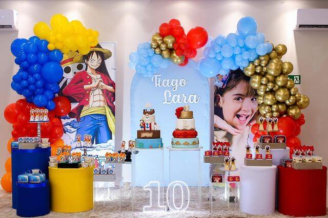 Decoração One Piece: +25 ideias e tutoriais - Bolo Guaraná