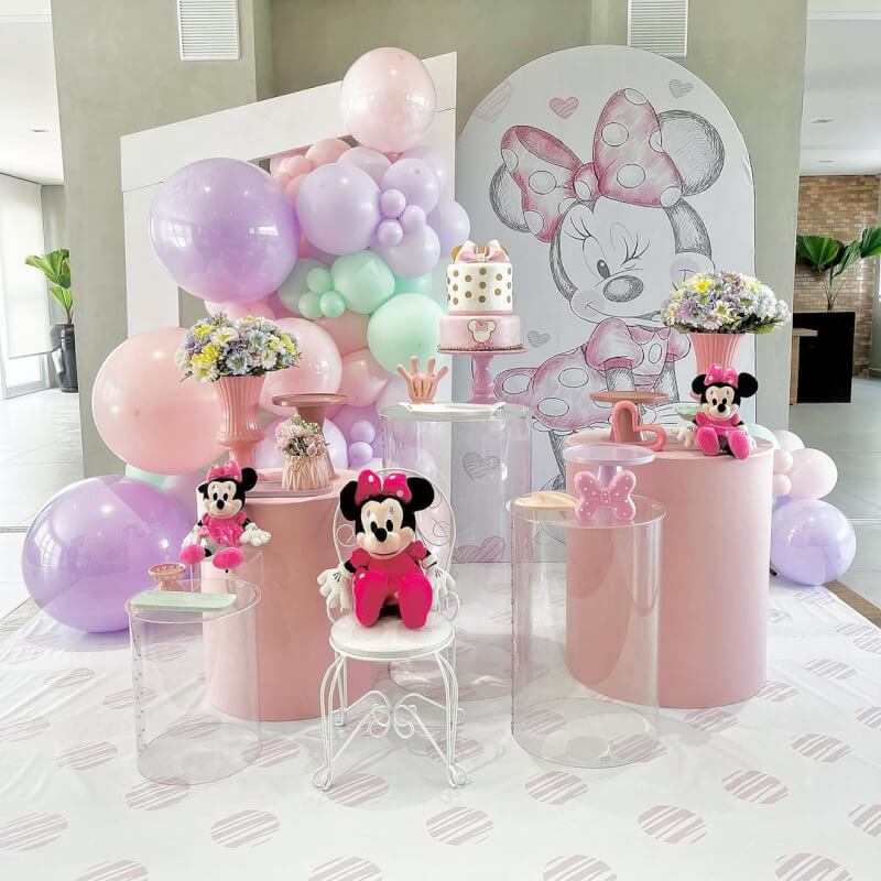 Festa Minnie Rosa: 40 ideias cheias de fofura- Bolo Guaraná