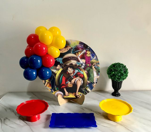 Decoração One Piece: +25 ideias e tutoriais - Bolo Guaraná