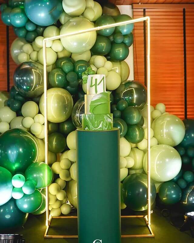 Festa tema verde: a decoração que está em alta! - Bolo Guaraná