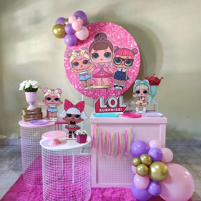 Decoração Lol Surprise: TUDO para festa infantil - Bolo Guaraná