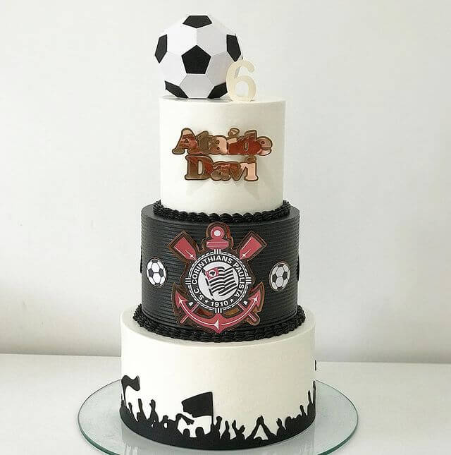 Bolo do Corinthians: +55 ideias e dicas para a festa do Timão