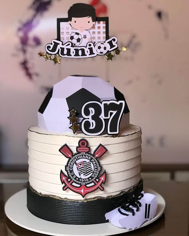 Bolo do Corinthians: +55 ideias e dicas para a festa do Timão