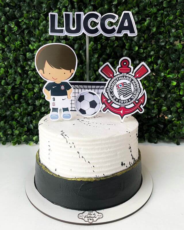 Bolo do Corinthians: +55 ideias e dicas para a festa do Timão