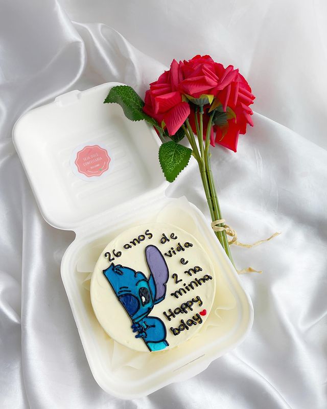 Bolo do Stitch: +70 ideias superfofas para sua festa - Bolo Guaraná