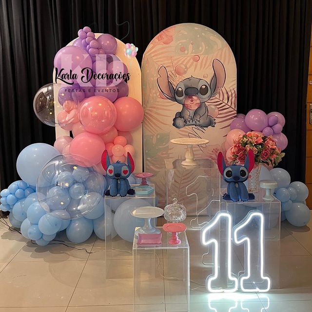 +130 ideias de Decoração do Stitch para festa infantil