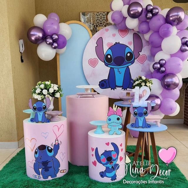 +130 ideias de Decoração do Stitch para festa infantil