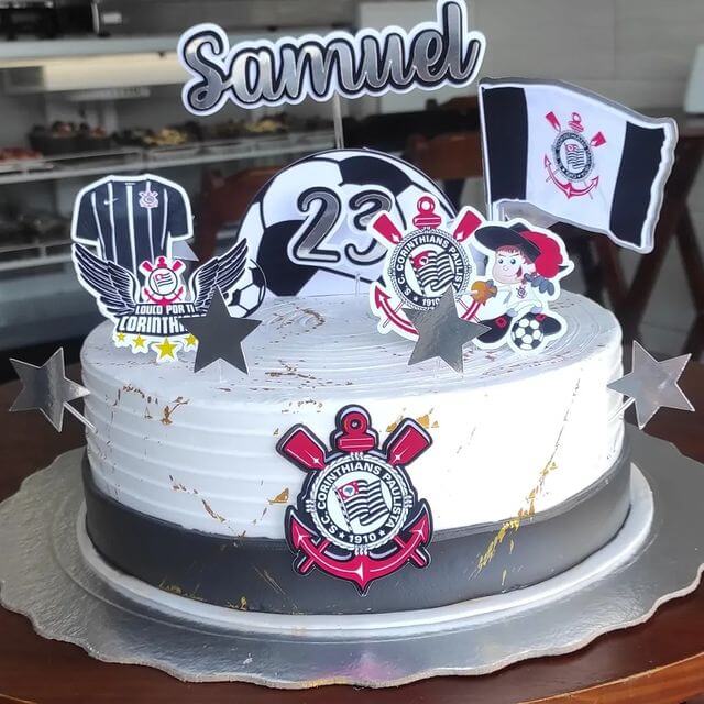 Bolo do Corinthians: +55 ideias e dicas para a festa do Timão
