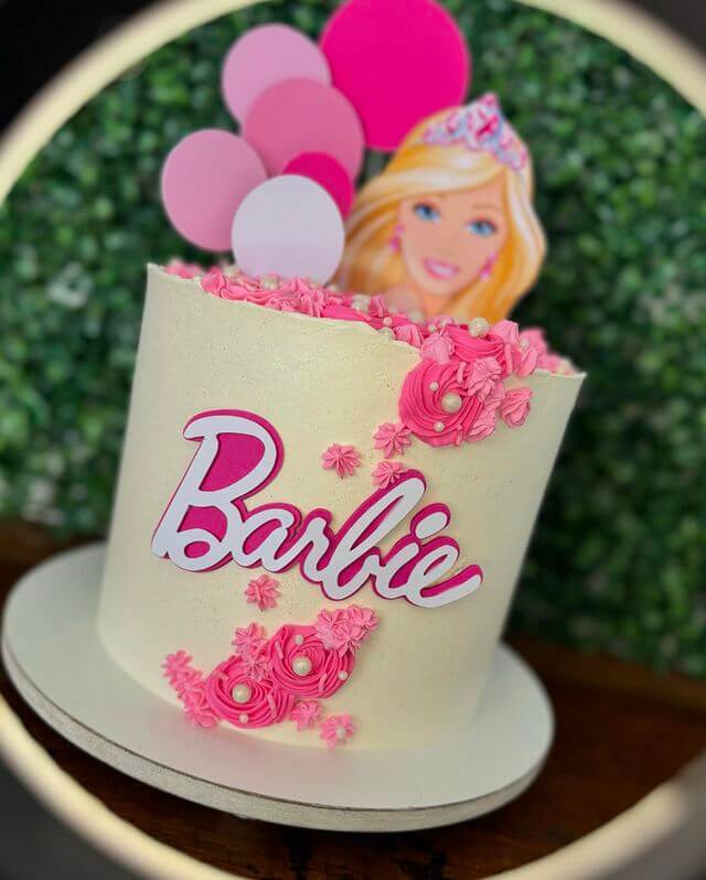 +100 ideias e tutoriais de Bolo da Barbie - Bolo Guaraná