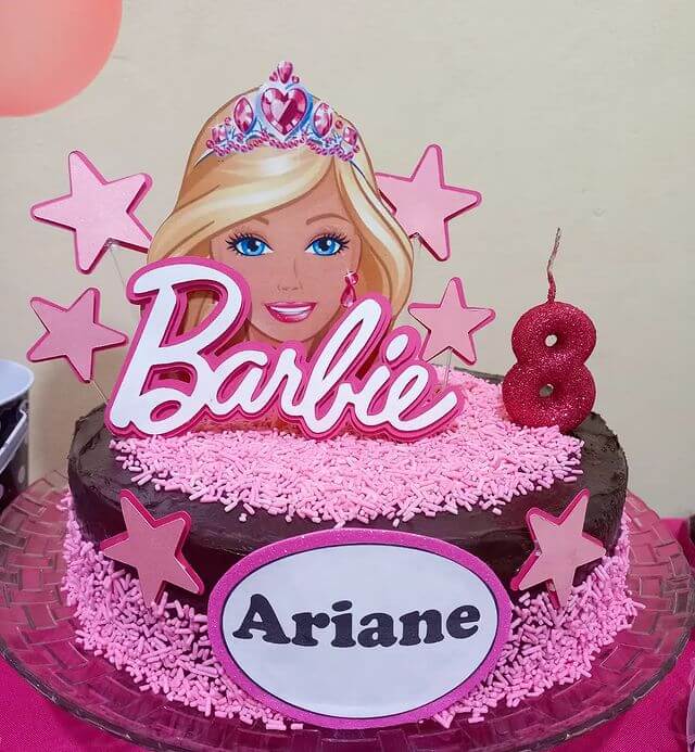 +100 ideias e tutoriais de Bolo da Barbie - Bolo Guaraná