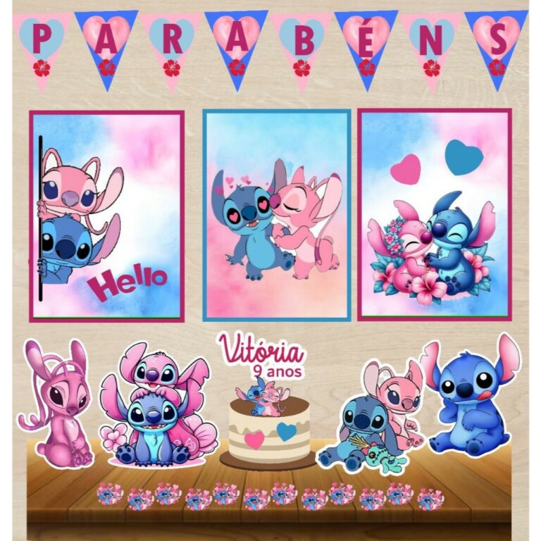 +130 ideias de Decoração do Stitch para festa infantil