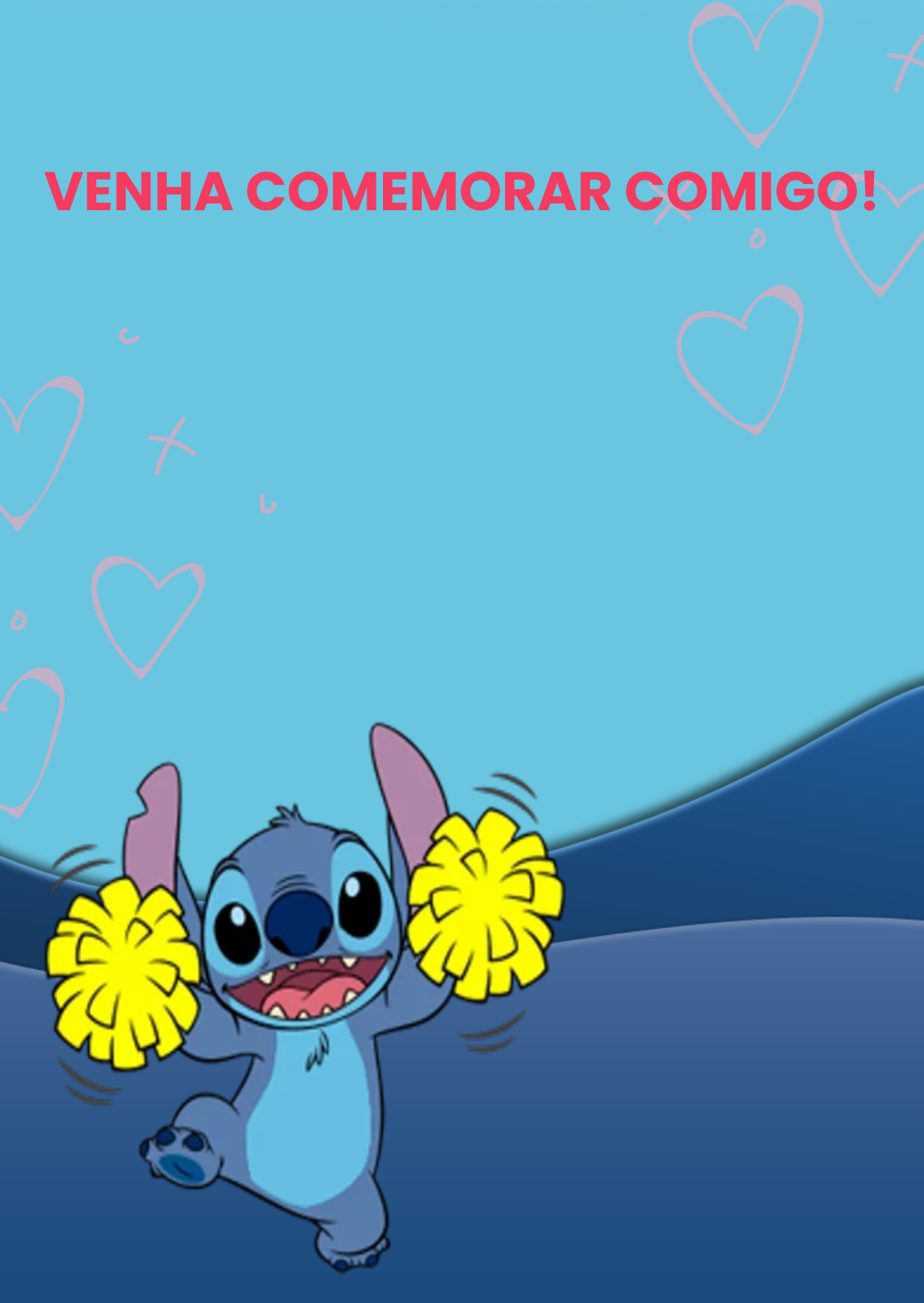 Convite Stitch Grátis: Modelos Editáveis para Baixar e Enviar