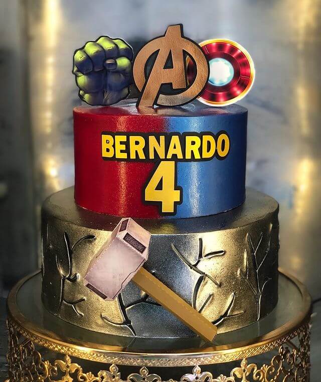 Bolo Vingadores: +55 ideias para uma festa de super-herói