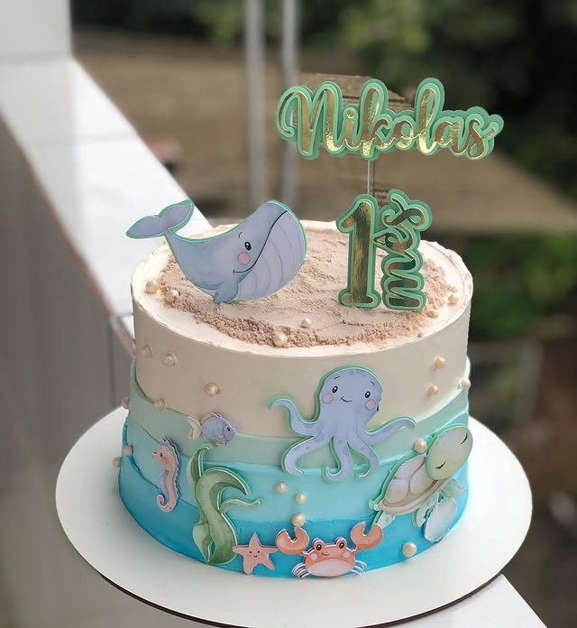 Bolo Fundo do Mar: +55 ideias e dicas para festa infantil
