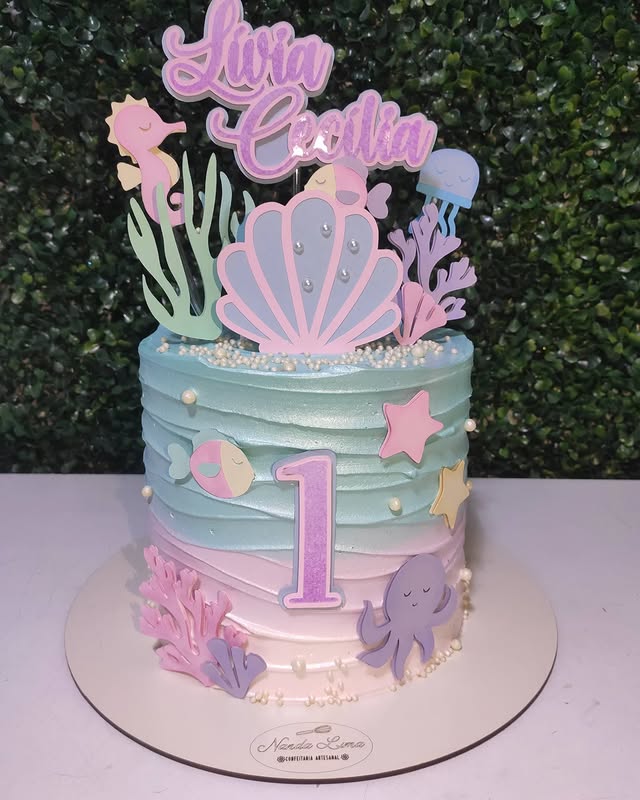 Bolo Fundo do Mar: +55 ideias e dicas para festa infantil