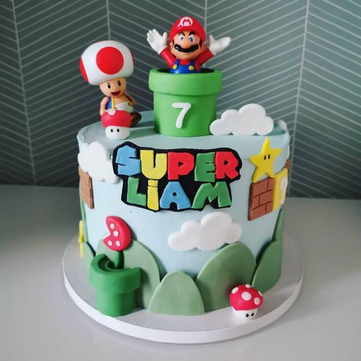 Bolo Super Mario: ideias e dicas para sua festa infantil