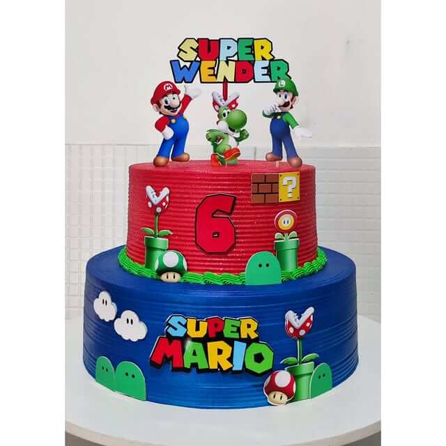 Bolo Super Mario: ideias e dicas para sua festa infantil