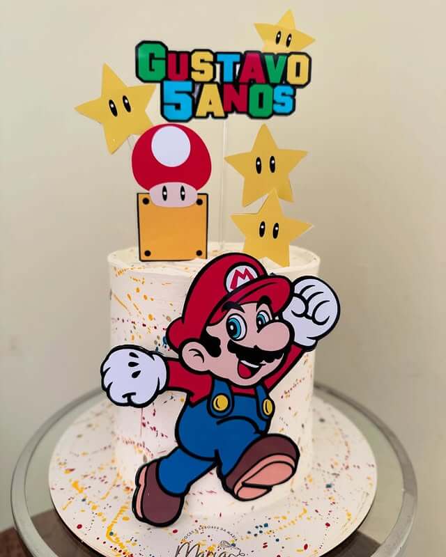 Bolo Super Mario: ideias e dicas para sua festa infantil