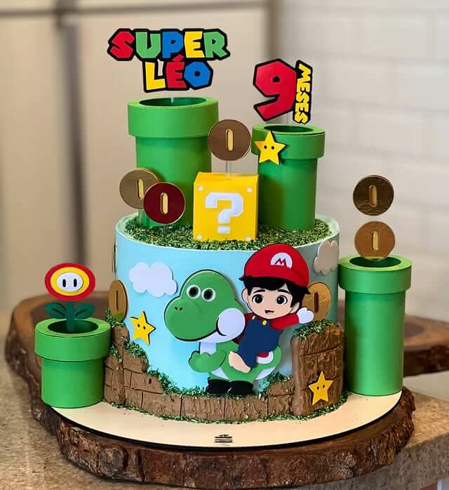 Bolo Super Mario: ideias e dicas para sua festa infantil
