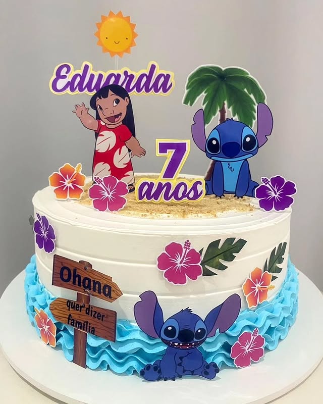 Bolo Lilo e Stitch: dicas e ideias para uma festa infantil completa