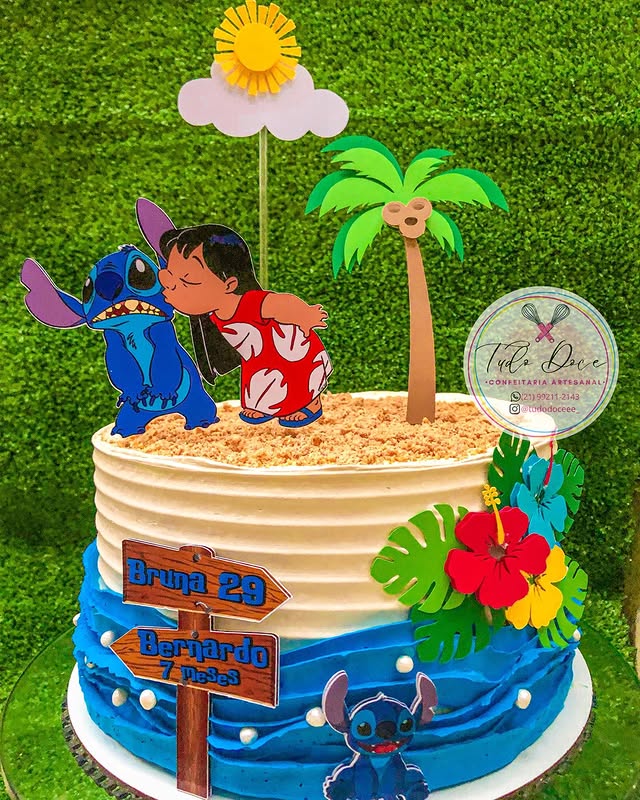 Bolo Lilo e Stitch: dicas e ideias para uma festa infantil completa