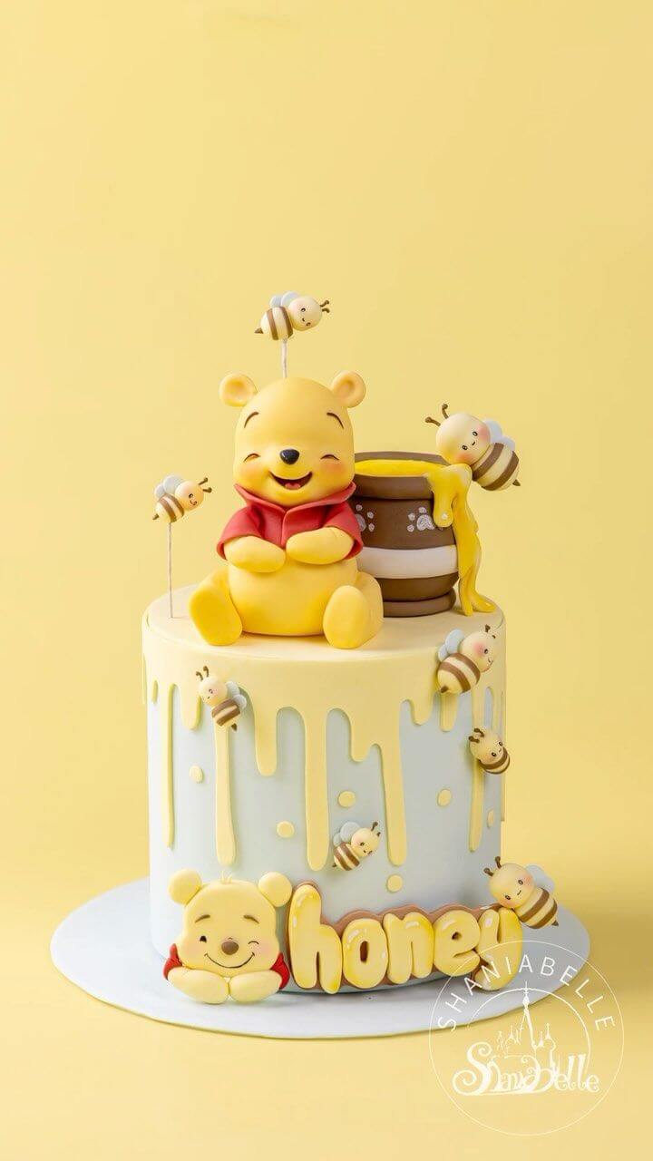 Bolo Ursinho Pooh: tudo para sua festa infantil - Bolo Guaraná