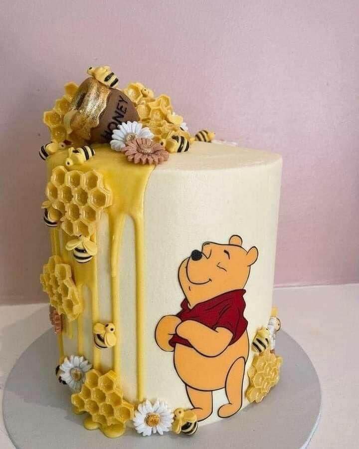 Bolo Ursinho Pooh: tudo para sua festa infantil - Bolo Guaraná